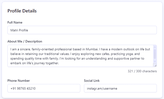 How to Make a Marriage Biodata (with Examples) - MatriProfile ...
